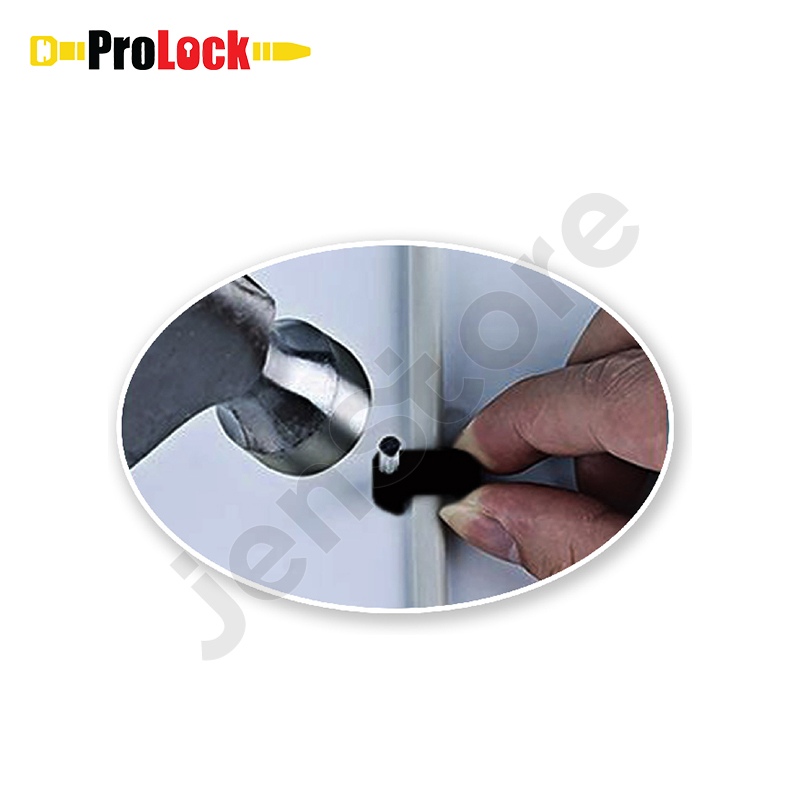 คลิปตอกสายไฟ สีดำ 6 มม. (1/50) ProLock CP06BL