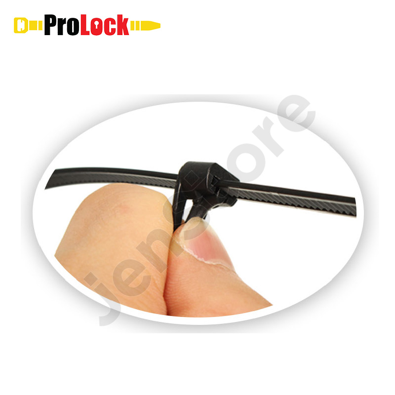 เคเบิ้ลไทร์แบบปลดล็อคได้ 6" สีดำ (1/30) ProLock RL76150BL