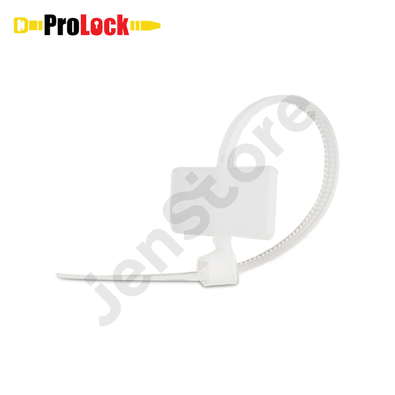 เคเบิ้ลไทร์แบบจดบันทึก 4" สีขาว (1/30) ProLock MK25110WH