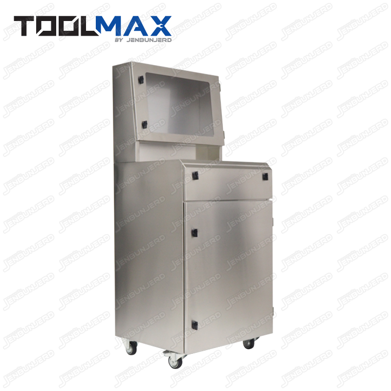 ตู้คอมพิวเตอร์สแตนเลส 685x613x1657 มม. Toolmax MC-2521