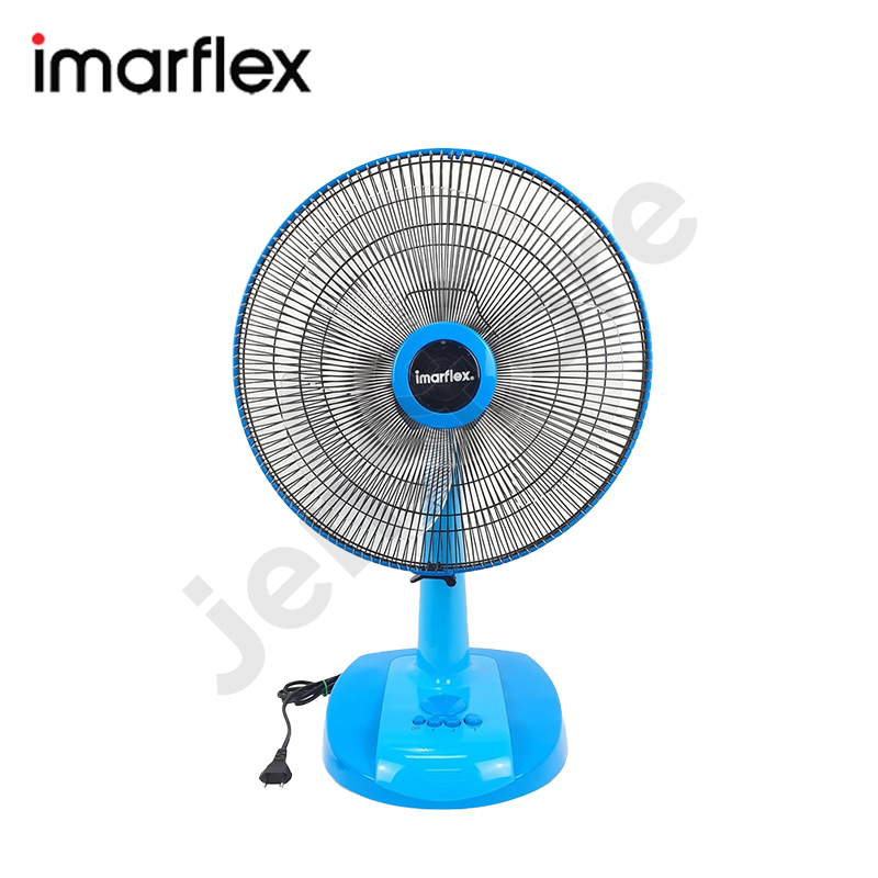 พัดลมสำนักงาน ตั้งโต๊ะ 16 นิ้ว สีฟ้า อิมาร์เฟล็กซ์ IF-970X