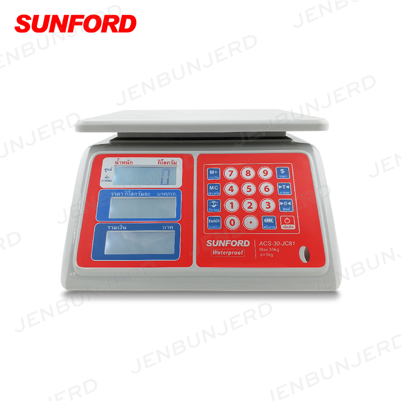 จำหน่าย เครื่องมือช่าง เครื่องชั่งดิจิตอลตั้งโต๊ะ พิกัด 30 กก. SUNFORD ...