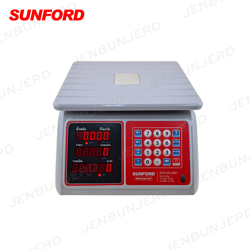 จำหน่าย เครื่องมือช่าง เครื่องชั่งดิจิตอลตั้งโต๊ะ พิกัด 30 กก. SUNFORD ...