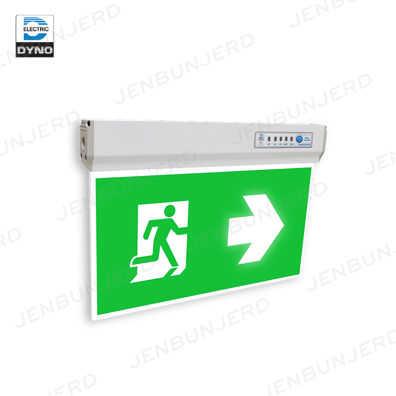 ป้ายไฟทางออกฉุกเฉินแบบติดผนัง 1 หน้า - ไปทางขวา XLF-S10N-1B