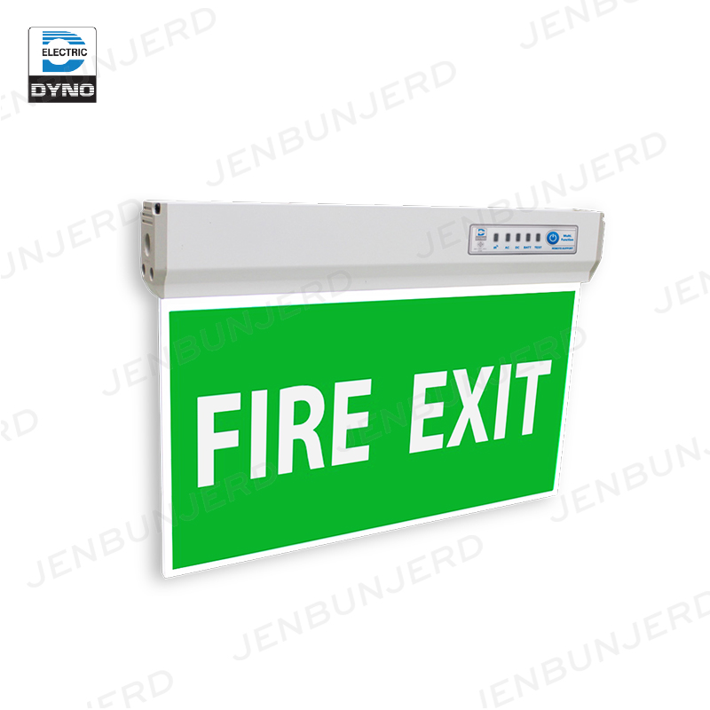 ป้ายไฟทางออกฉุกเฉินแบบติดผนัง 1 หน้า - FIRE EXIT XLF-S10R-1B