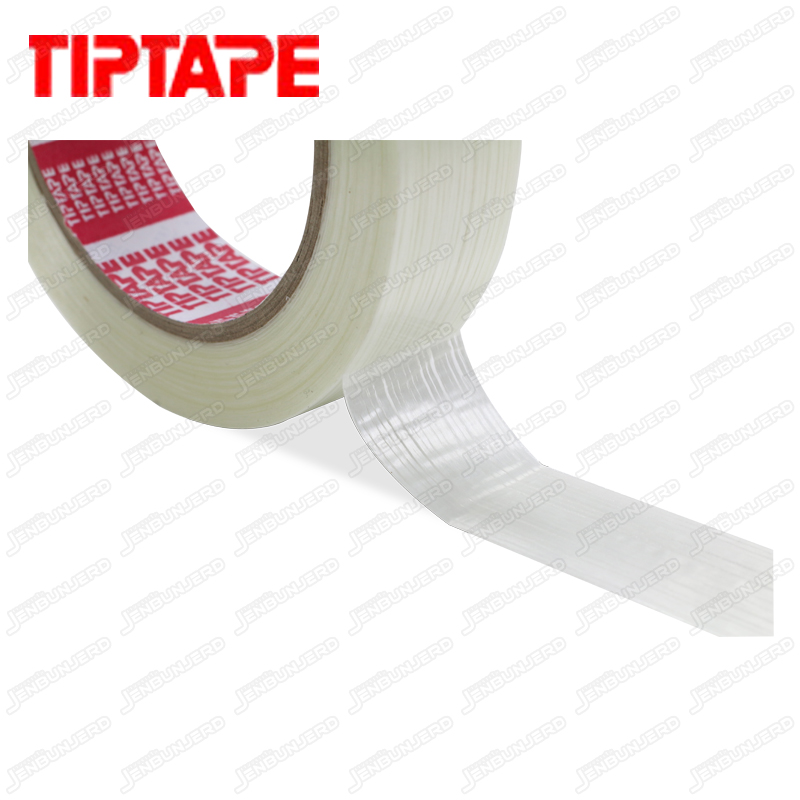 เทปใยสัปปะรด แบบลายตรงถี่ 24 มม.x 30 เมตร TIPTAPE