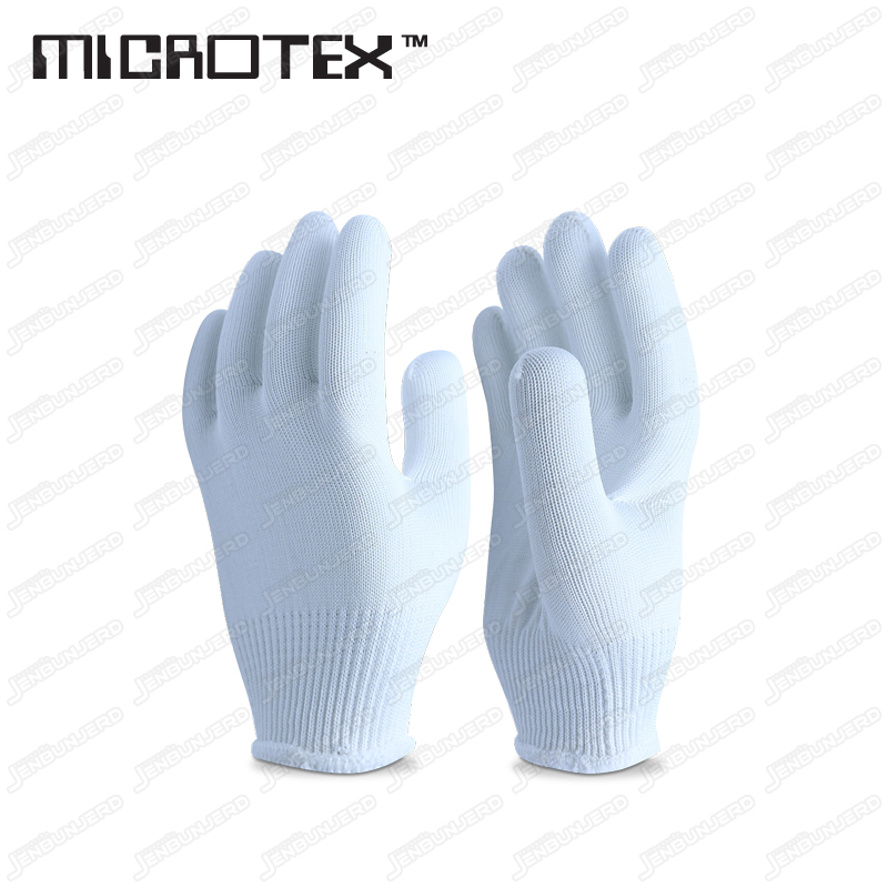 ถุงมือผ้า สีขาว (1/12) MICROTEX 11-131209