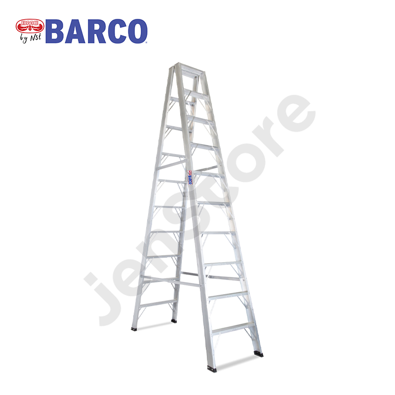 บันไดทรง A สองทาง 10 ขั้น - BARCO