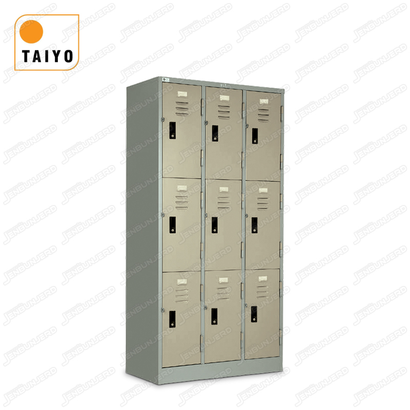 จำหน่าย ตู้ล็อกเกอร์เหล็ก ตู้ล็อกเกอร์ 9 ช่อง (มอก.) สีเทาสลับ ...