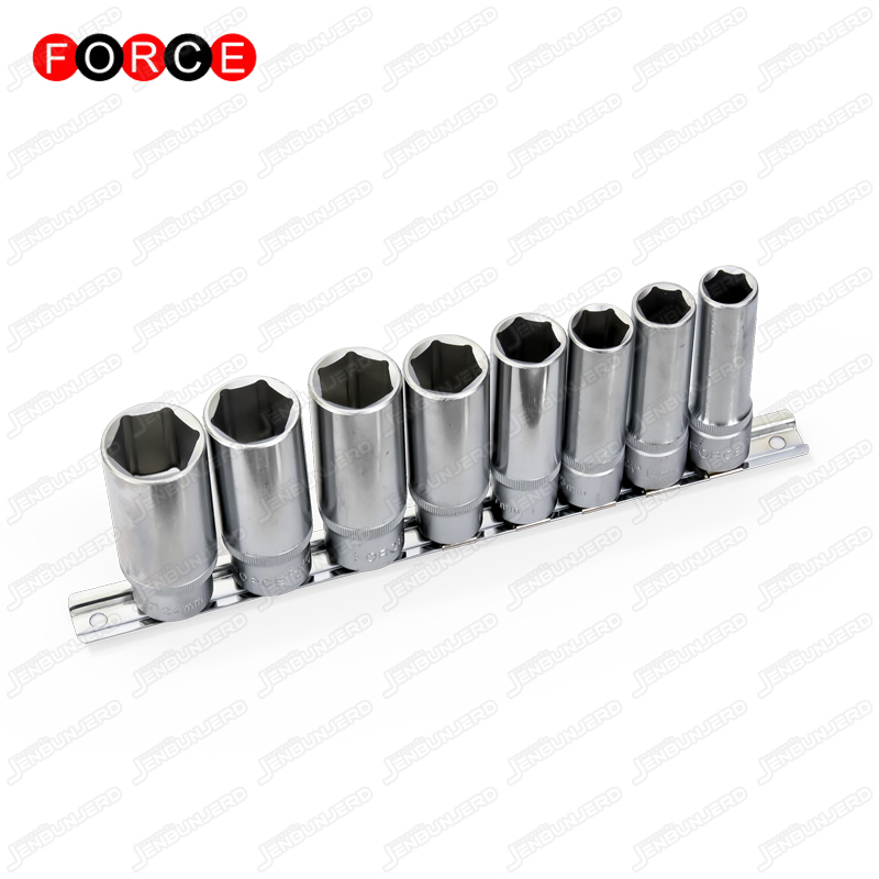 จำหน่าย เครื่องมือช่าง ชุดบ็อกยาว 8 ชิ้น 1/2" 6 เหลี่ยม #4082 - เจนสโตร์