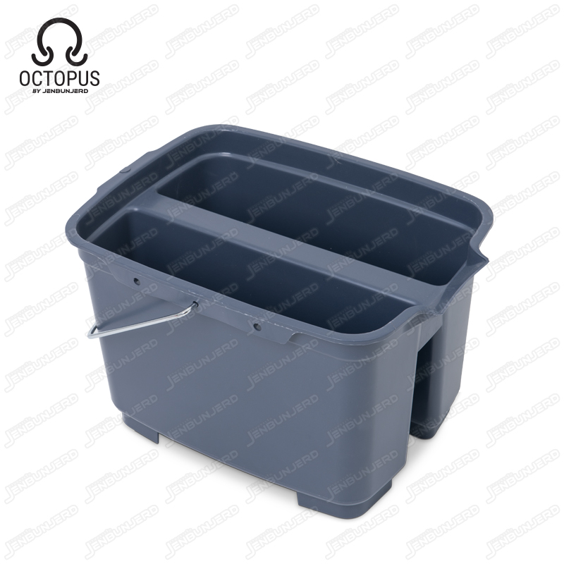 ถังพลาสติกพร้อมหูหิ้ว 2 ช่อง อเนกประสงค์ 18 ลิตร PB-8403