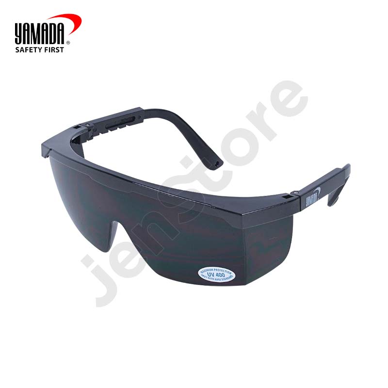 แว่นนิรภัย เลนส์ดำ#7 YAMADA YS-122