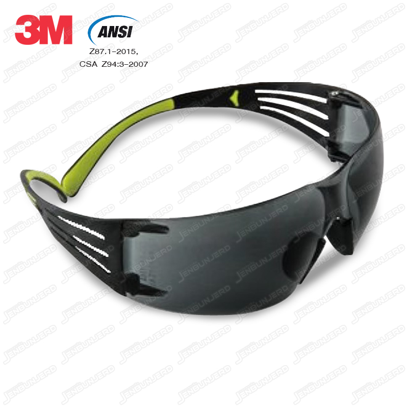 จำหน่าย แว่นตานิรภัย แว่นนิรภัย แว่นนิรภัย เลนส์เทา 3M SF402AF - เจนสโตร์