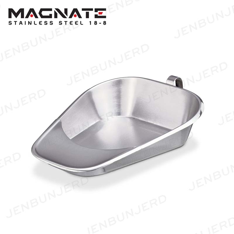 หม้อนอนสแตนเลสกระดูก (ลิ้นสั้น) - MAGNATE 0105