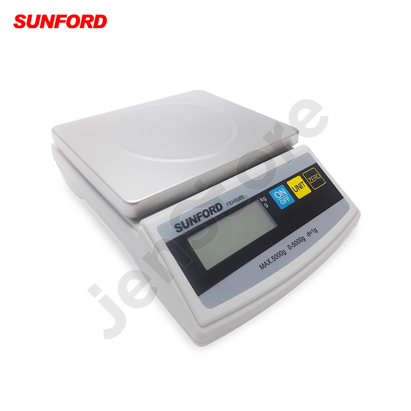 เครื่องชั่งดิจิตอลตั้งโต๊ะ พิกัด 5 กก. SUNFORD FEH5000