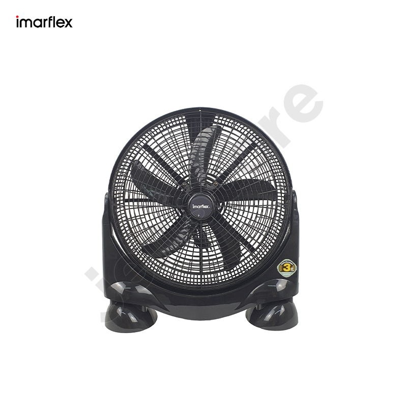 พัดลมอุตสาหกรรม ตั้งโต๊ะ 16 นิ้ว สีดำ - Imarflex IF-163