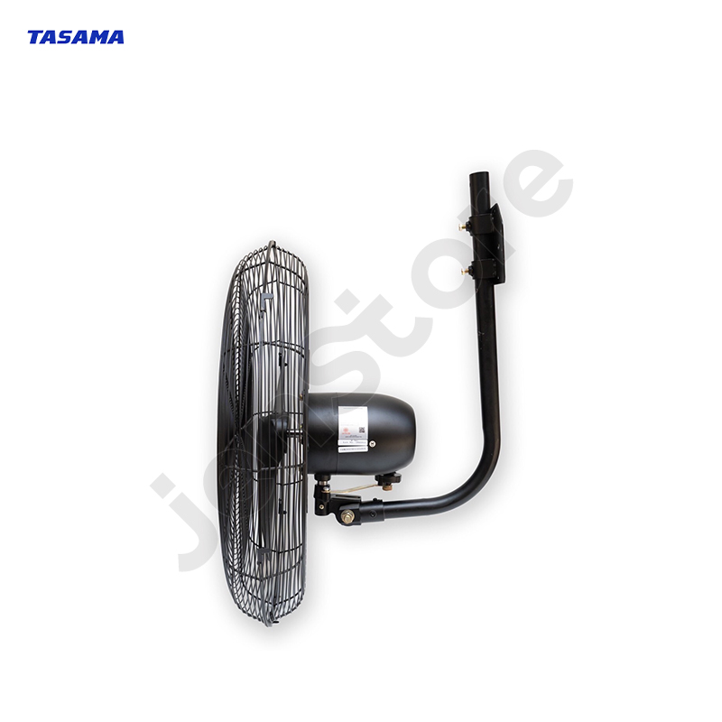High Velocity Wall-Mounted Industrial Fan with Black Two-Blade 26 inch ...